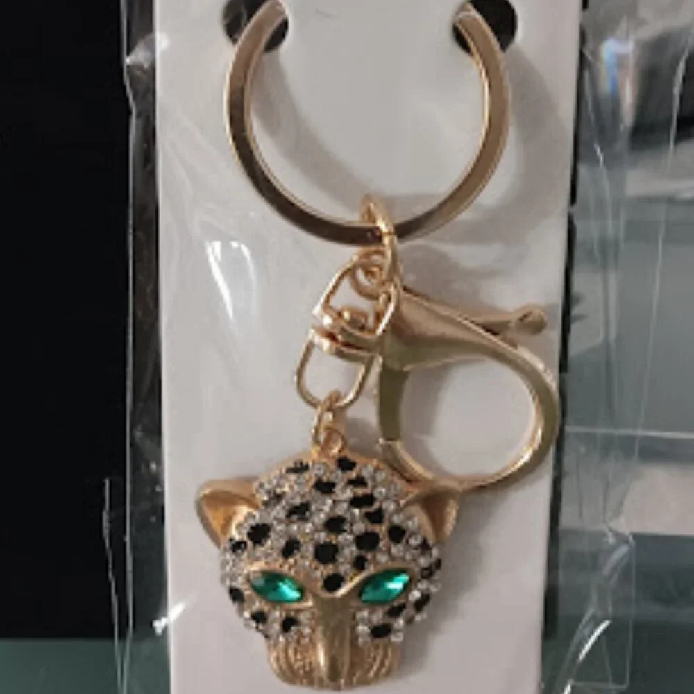 Mint | Accessories | Mint Cheetah Gold Black Enamel Green Clear ...